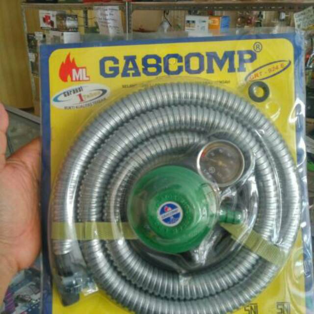 Jual Paket regulator + selang merk gascomp kualitas sni setara winngas ...