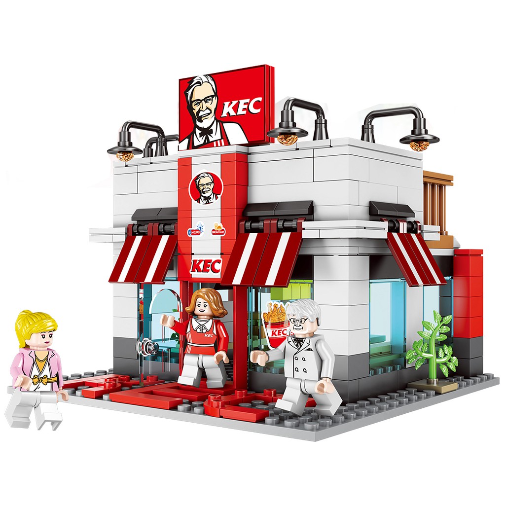 Jual Lego Block Restaurant KFC Store Indonesia|Shopee Indonesia
