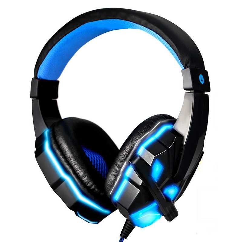 Jual HANXI Gaming Headphone Headset LED with Mic - SY830MV | Shopee ...