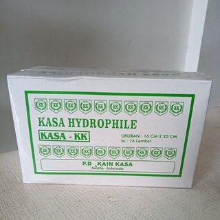 Jual Kasa Hydrophile 16x20cm 16 Lembar / Kasa KK / Kasa Steril | Shopee Indonesia