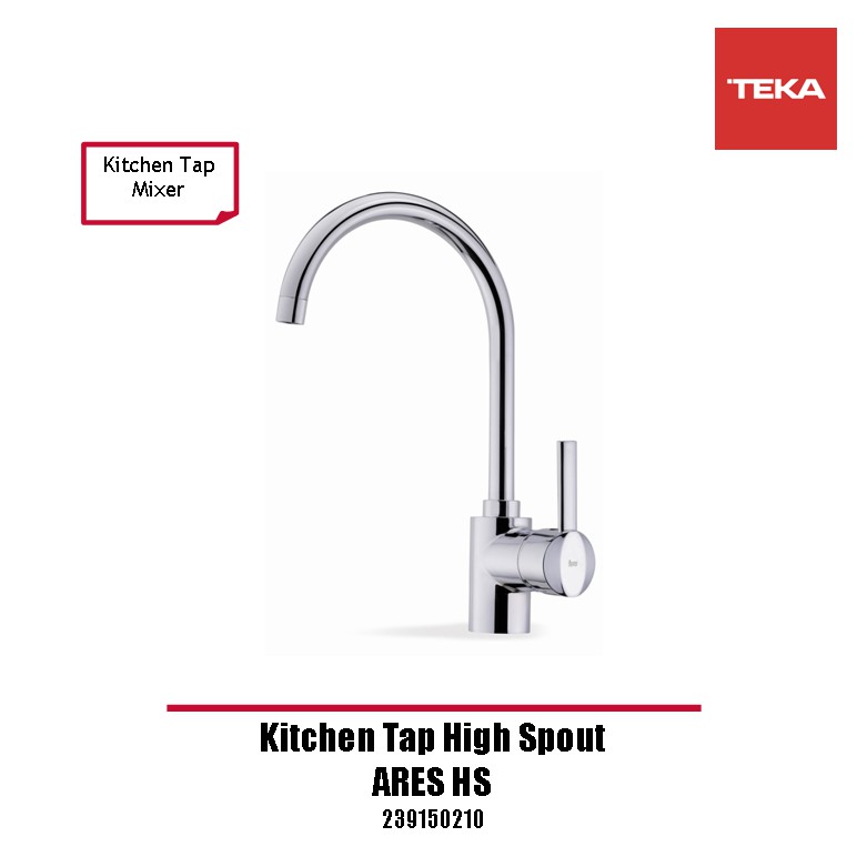 Jual Teka Kitchen Tap Ares High Spout mixer Hot and Cold | Shopee Indonesia