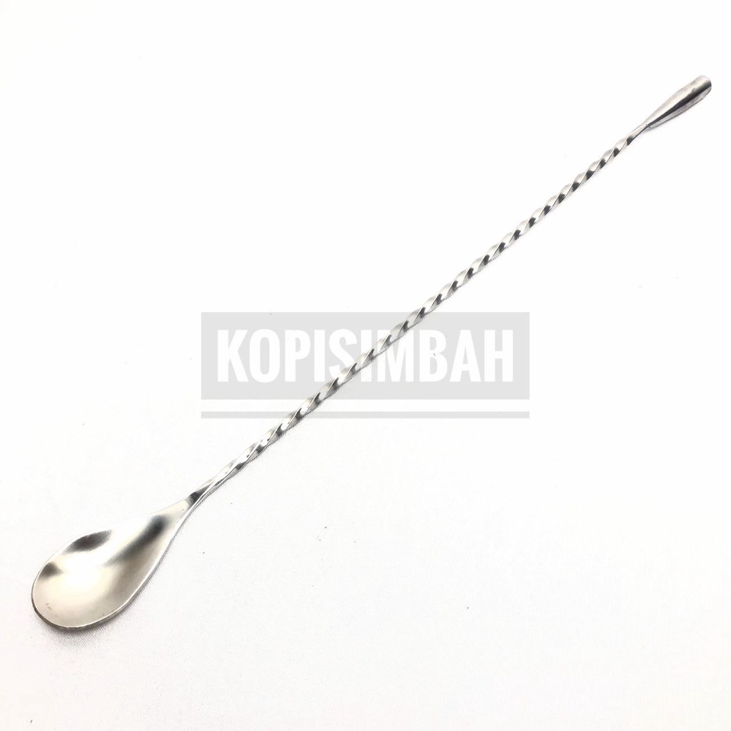 Jual Long Bar Cocktail Bartender Spoon Stainless Sendok Penganduk ...