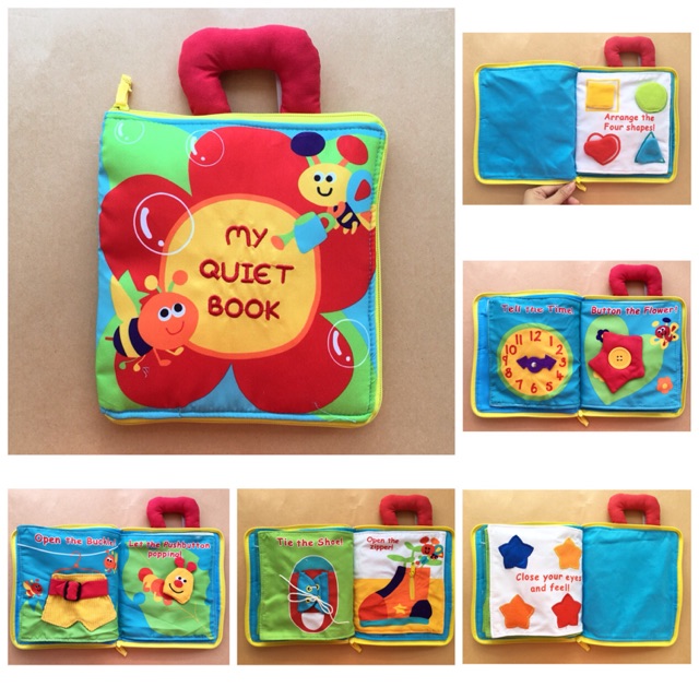Jual My Quiet Book - My Busy Book/Buku aktivitas Montesori Anak ...