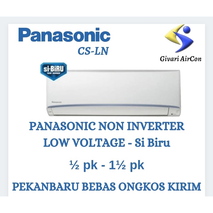 Jual AC PANASONIC STANDARD SI-BIRU 1 PK CS/CU-LN9WKJ | Shopee Indonesia