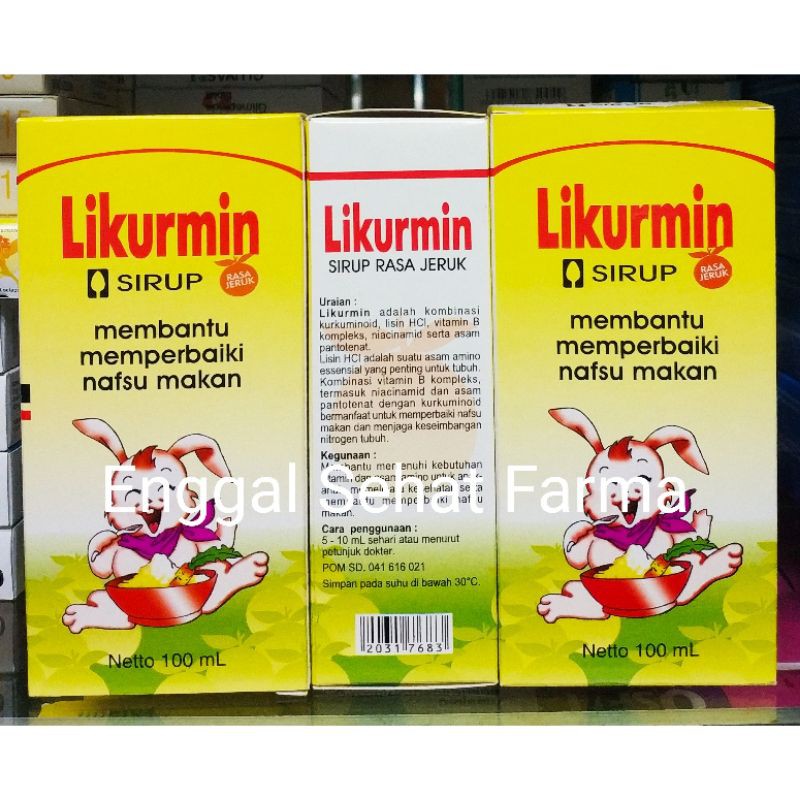 Jual Likurmin Sirup 100 Ml Rasa Jeruk-Multivitamin Nafsu Makan Anak ...