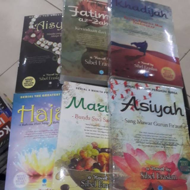 Jual JUAL PAKET 6 NOVEL KHADIJAH FATIMAH AZ ZAHRA AISYAH ASIYAH MARYAM HAJAR SIBEL ERASLAN ...