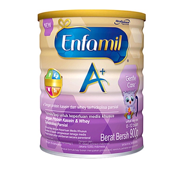 Jual Enfamil A+ Gentle Care Plain 900gr OriginaL 100% | Shopee Indonesia