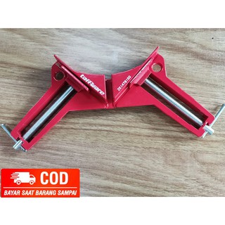 Jual klem siku besi clamp 3" siku L atau T klem sudut kayu | Shopee ...