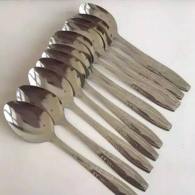 Jual Sendok Makan Stainless isi 1 Lusin | Shopee Indonesia