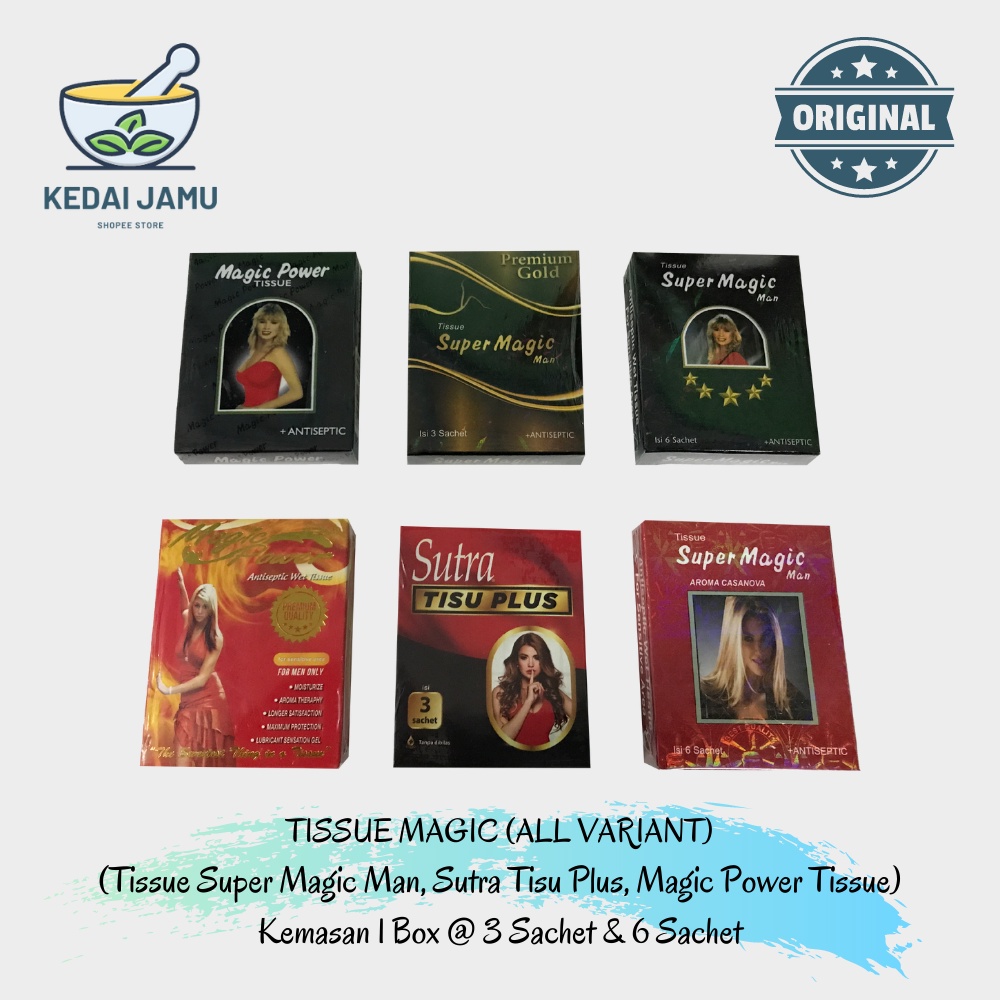 Jual Tissue Super Magic Man (Tisu magic power) SEMUA VARIAN | Shopee ...