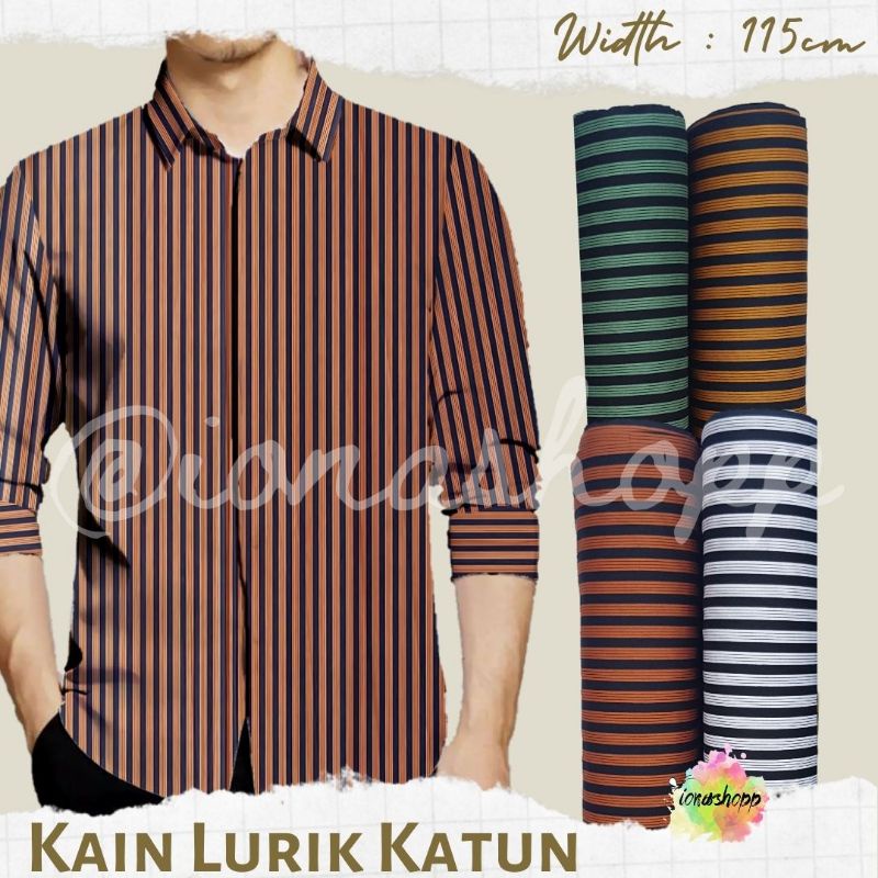 Jual Kain Lurik Katun Lebar 115cm Kain Batik Meteran Jarik Lurik Katun | Shopee Indonesia