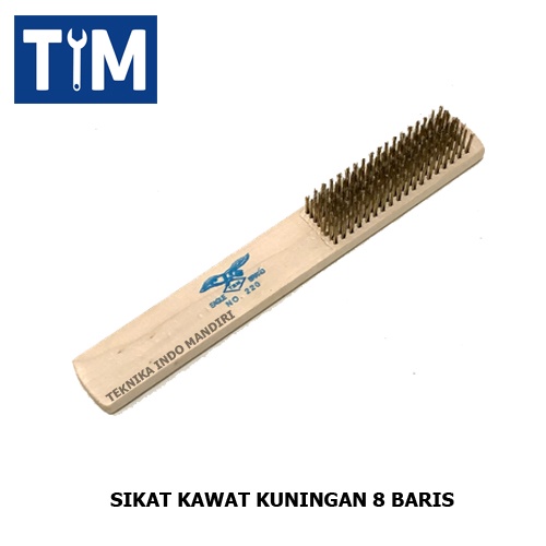 Jual Sikat Kuningan / Sikat Kawat Kuningan 8 Baris Eagle | Shopee Indonesia