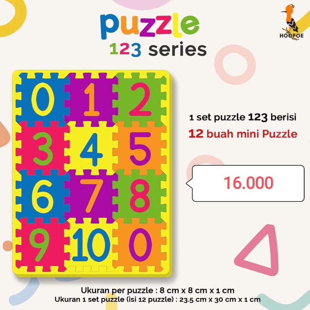 Jual Puzzle Series Puzzle Angka Puzzle Shape Bentuk Puzzle Hijaiyah ...