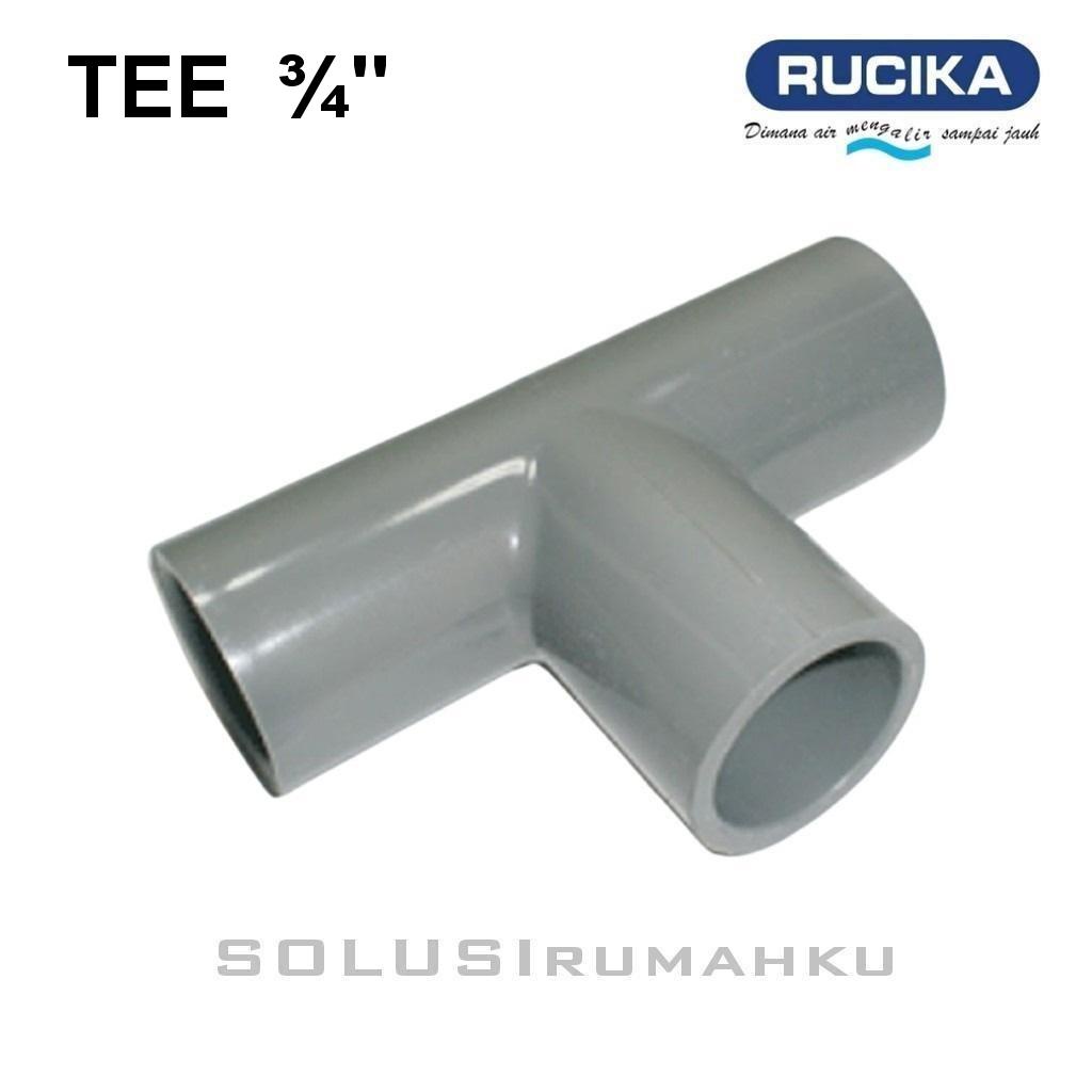 Jual RUCIKA TEE AW 3/4" / Tie 3/4 inch / Sambungan Pipa T Cabang 3 | Shopee Indonesia