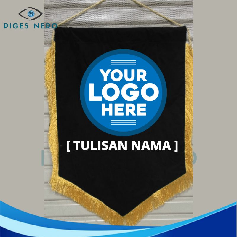 Jual Pennant Flag / Bendera Vandel Custom Bordir -Beludru | Shopee ...
