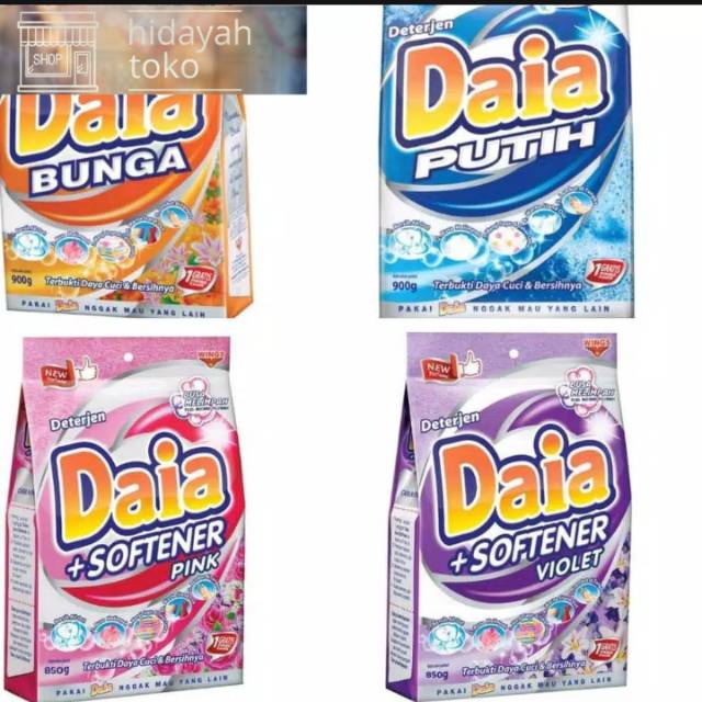 Jual Daia detergent bubuk 800g | Shopee Indonesia