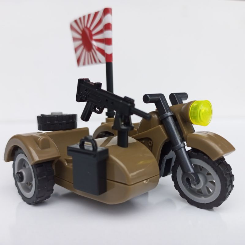 Jual LANGKA !! Lego WW2 Motor Tricycle Militer | Shopee Indonesia
