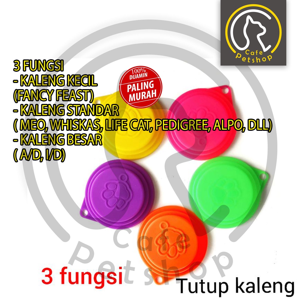 Jual PENUTUP KALENG - Tutup Pakan Makanan Kaleng Anjing Kucing Penutup ...