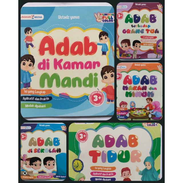 Jual Paket Seri Adab Anak Muslim isi 6 Buku | Shopee Indonesia Jual Paket Seri Adab Anak Muslim isi 6 Buku | Shopee Indonesia