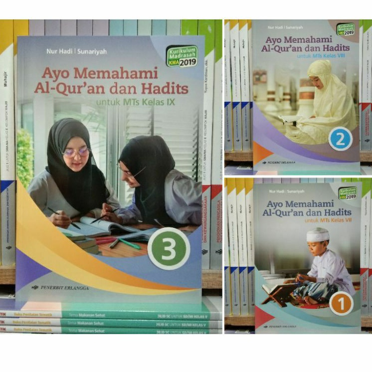 Jual Ayo memahami Al-Qur'an dan Hadist jl 1,2,3 MTs kelas 7,8,9 (VII/VIII/IX) Kurikulum KMA 2019 ...