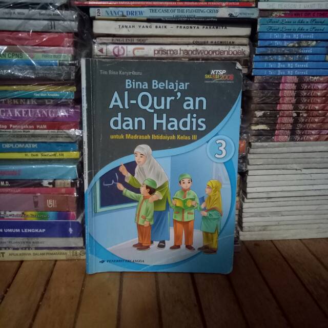 Jual Original Buku Bina Belajar Al-Quran Dan Hadis MI 3 By Tim Bina Karya Guru Erlangga 2008 ...