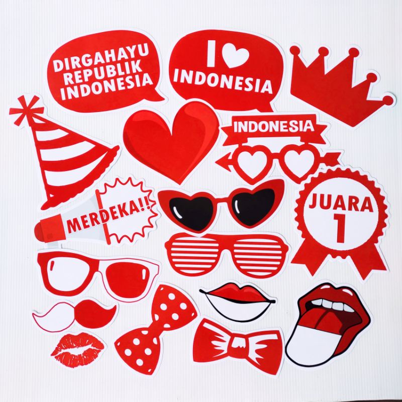 Jual READY STOCK PROPS TEMA 17 AGUSTUS KEMERDEKAAN INDONESIA PROPERTI ...