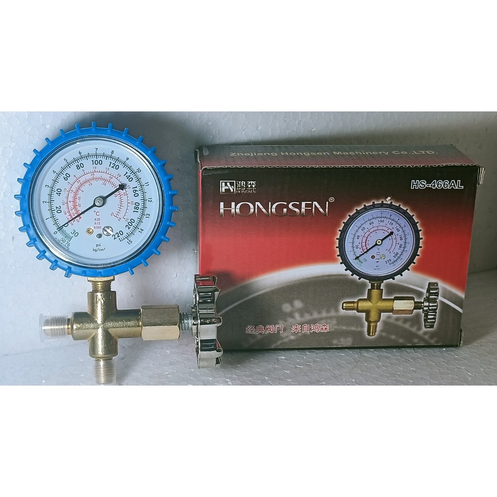 Jual Kran Single Manipol Freon Kulkas AC Hongsen HS-466AL | Shopee ...