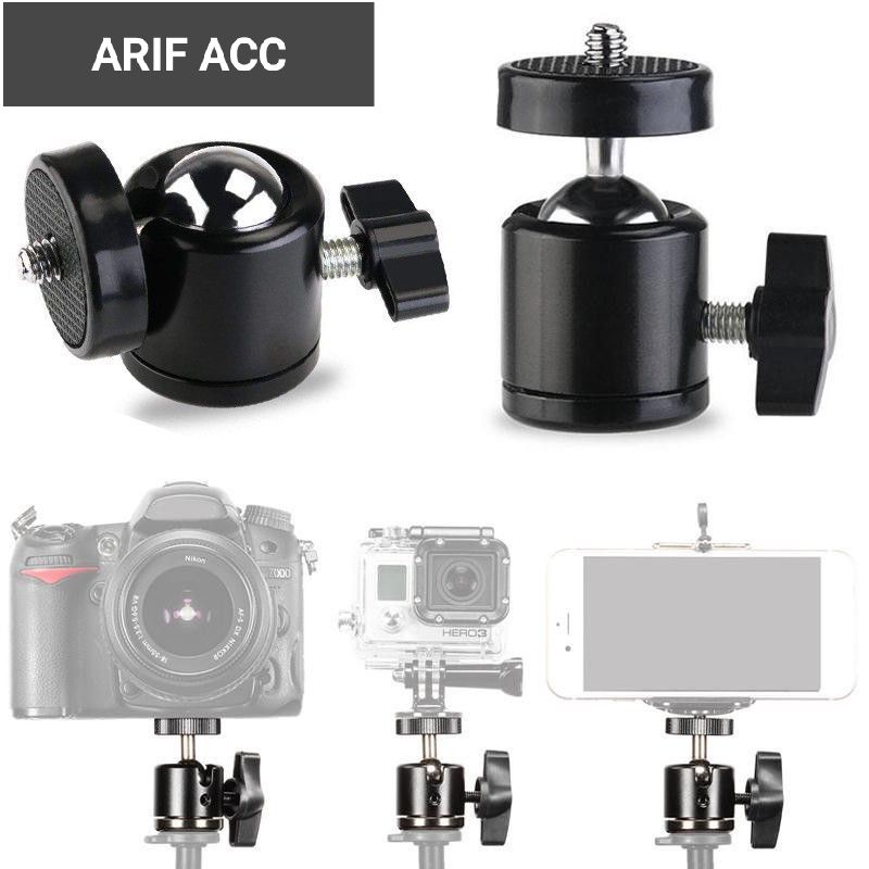 Jual mini ball head camera ball head tripod baut tripod baut camera ...