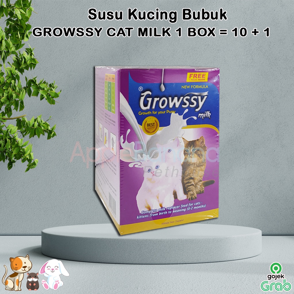 Jual Susu Kucing Growssy Growsy 1 Dus/Box Free 1 Saset/Sachet 20gr 20 ...