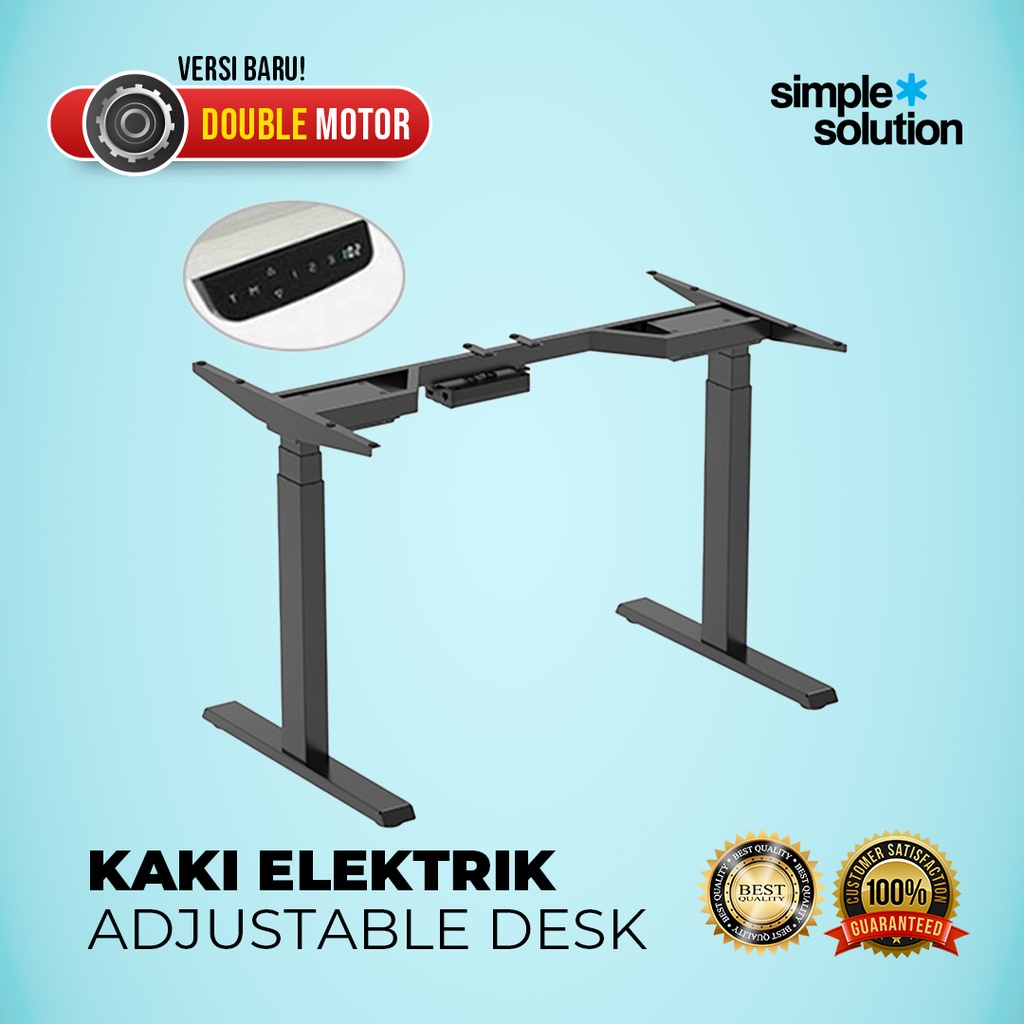 Jual Meja Elektrik | Kaki Meja Dual Motor | Adjustable desk | Meja Naik ...