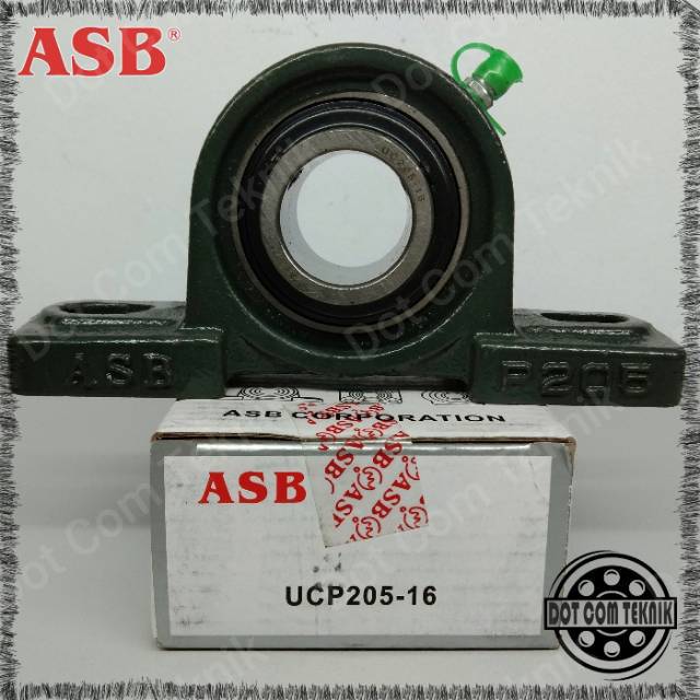 Jual PILLOW BLOCK BEARING UCP 205-16 ASB (AS : 1" atau 25,4 M/M) | Shopee Indonesia