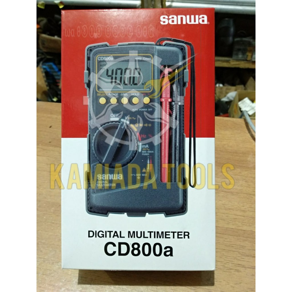Multimeter Digital/ Multi Tester Digital/ Avometer SANWA CD800a ...