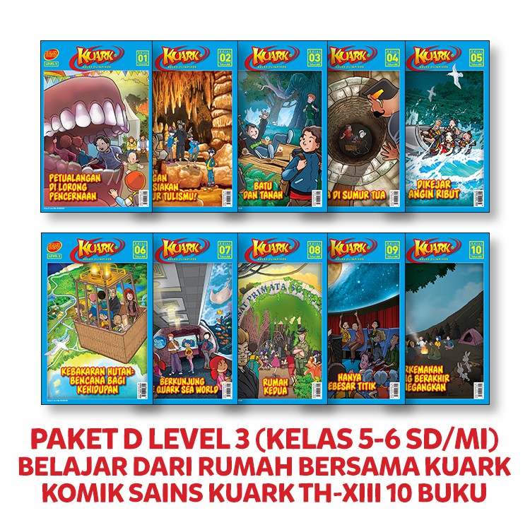 Jual KUARK Paket D Belajar di Rumah Tahun XIII Level III (10 edisi random) | Shopee Indonesia