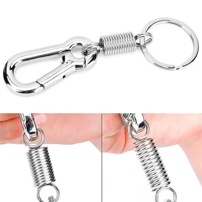 Jual Gantungan Per Kunci Stainless Steel Carabiner | Shopee Indonesia