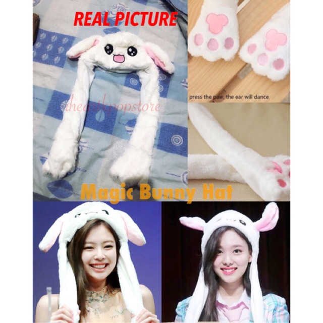 Jual TOPI KELINCI READY STOCK MAGIC BUNNY RABBIT HAT JENNIE BLACKPINK ...