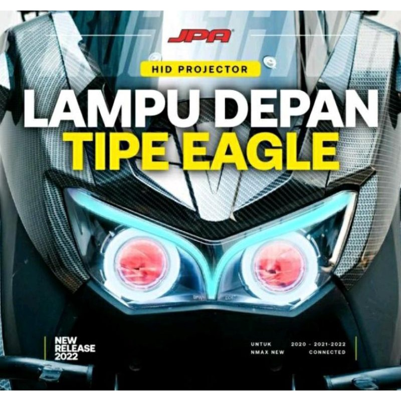 Jual LAMPU DEPAN ORIGINAL JPA HID Projector Projie RGB YAMAHA ALL NEW NMAX 2020/2021/2022 TYPE ...