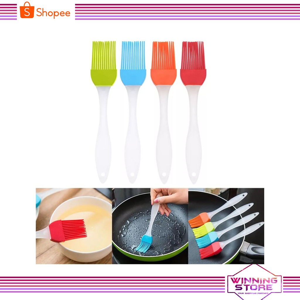 Jual Kuas Roti BBQ Kuas Karet Silikon Cake Mentega Food Brush Kuas Kue ...