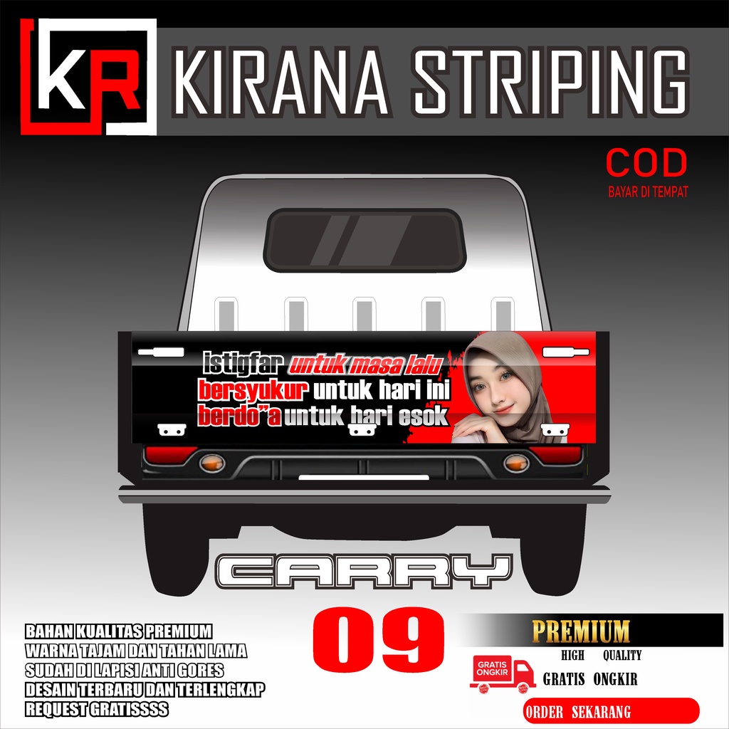 Jual STICKER CARRY PICK UP / STIKER BAK BELAKANG CARRY / DECAL STICKER ...