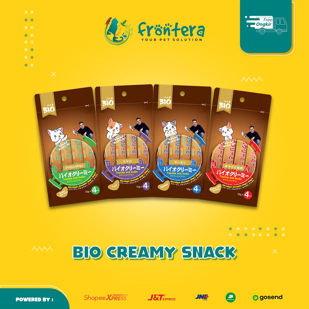 Jual BIO CREAMY 60gr Bio Creamy Treats Cat Creamy Treats Bio Creamy ...