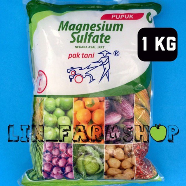 Jual MAGNESIUM SULFATE PAK TANI 1 KG / MAGNESIUM SULFAT 1KG ORIGINAL ...