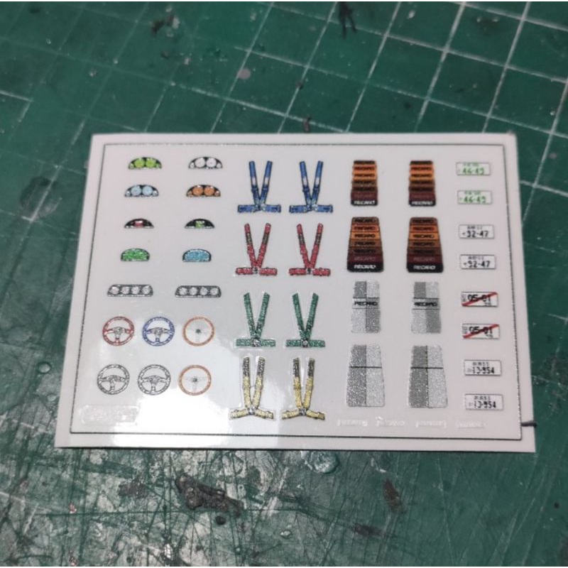 Jual Sticker Set Interior Diecast | Shopee Indonesia