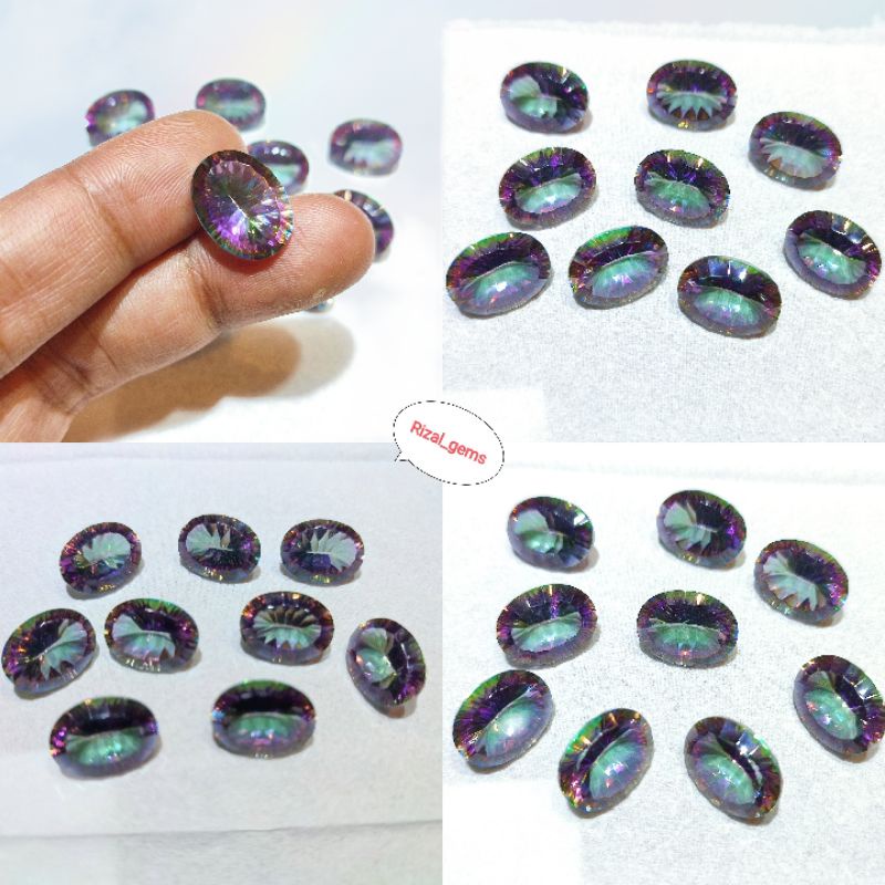 Jual BATU PERMATA RAINBOW MISTIK QUARTZ | Shopee Indonesia