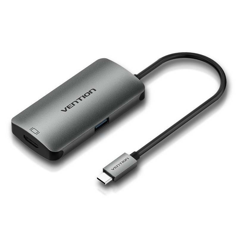 Jual Vention CGI Adapter Converter USB 3.1 Type-C to Type-C HDMI USB 3.0 | Shopee Indonesia