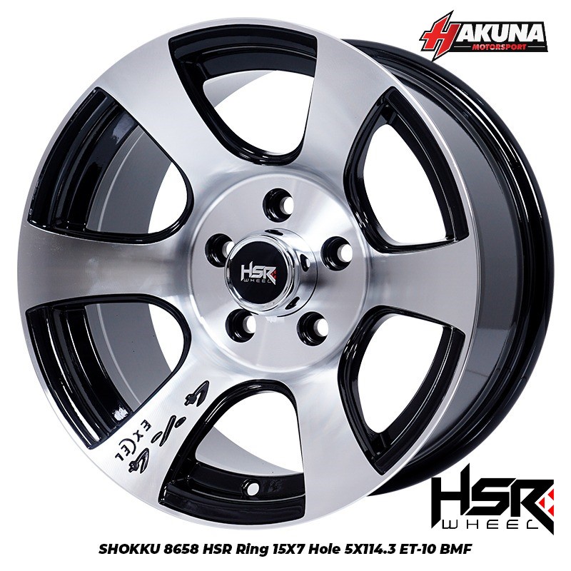 Jual Velg Mobil Offroad R15 HSR SOKU 8658 Ring 15 Lebar 7 Rata Untuk Innova Xpander Crv Taruna ...