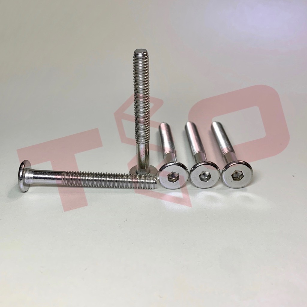Jual Baut JCBC M6x50 SS isi 10 pcs / Stainless Steel 304 / M6 SS ...