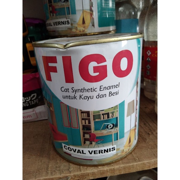 Jual Cat Vernis FIGO untuk kayu dan besi 1liter | Shopee Indonesia