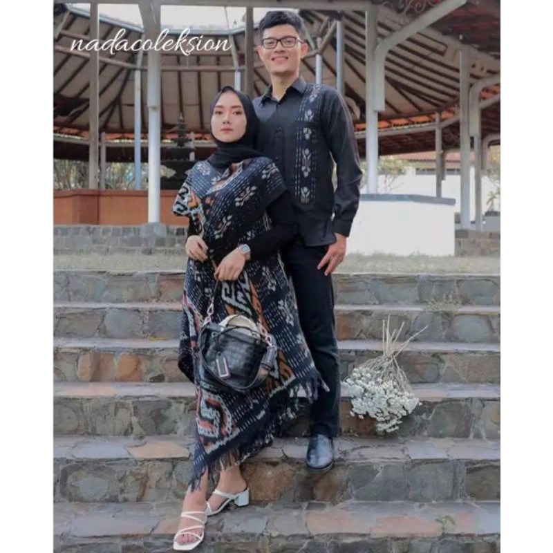 Jual Ready stok couple tenun couple etnik baju couple tenun couple baju tenun stelan tenun set ...