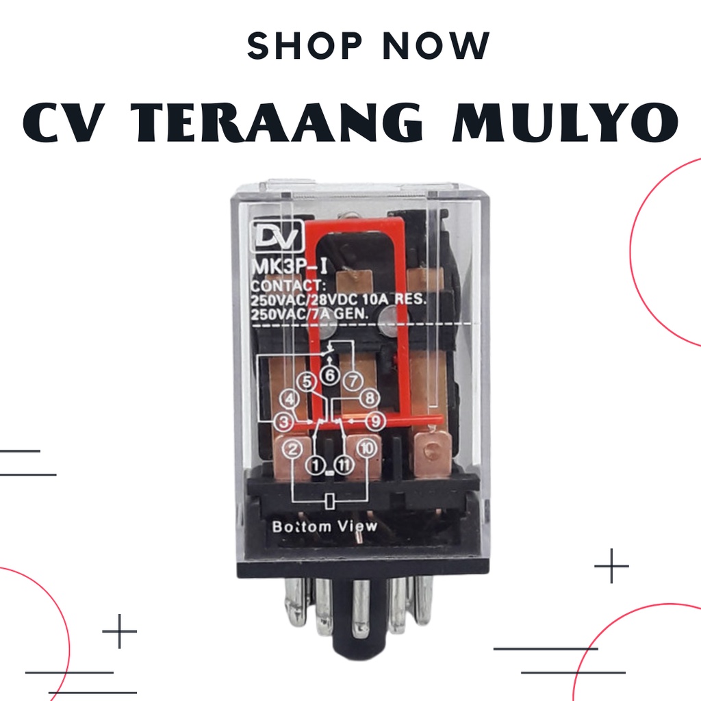 Jual RELAY MK3P 220V AC DV | Shopee Indonesia