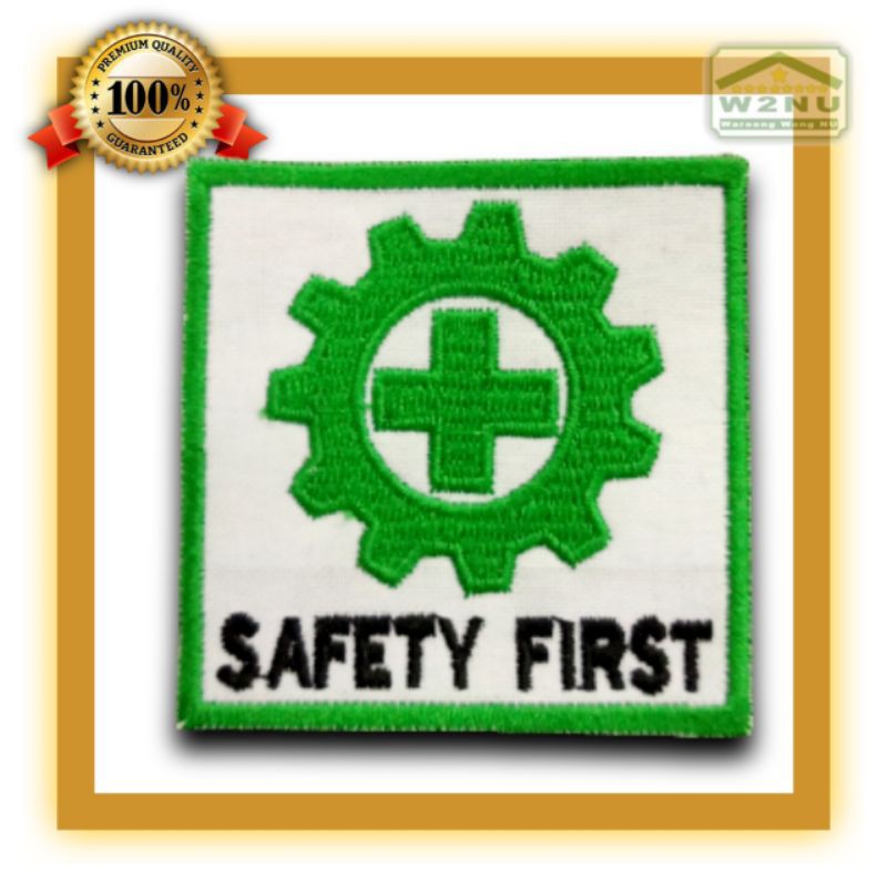 BEDGE BET SAFETY FIRST K3 / LOGO K3 / ATRIBUT K3 / EMBLEM / PATCH / PATCHES / BEDGE K3 / BET K3 ...