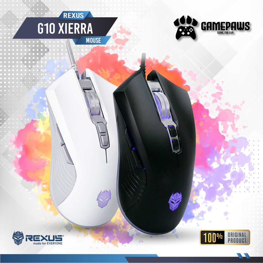 Jual Rexus Mouse Gaming Xierra G10 | Shopee Indonesia
